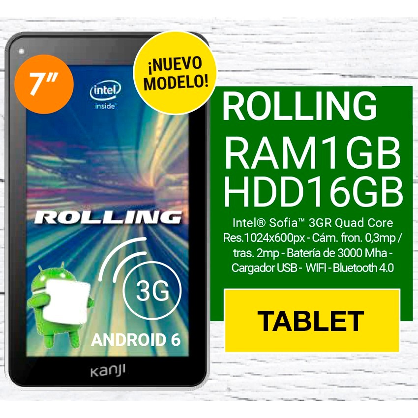 TABLET CON TELEFONO KANJI 16 GB - PlayMania438