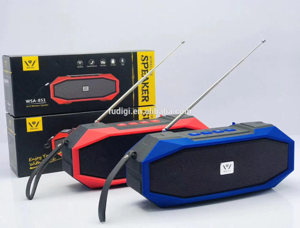 PARLANTE PORTATIL BLUETOOTH WSA-851 - PlayMania438